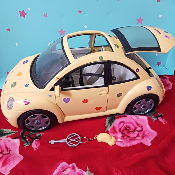 Barbie | Toys | Vintage 200 Barbie Yellow Volkswagon Beetle Car With ...